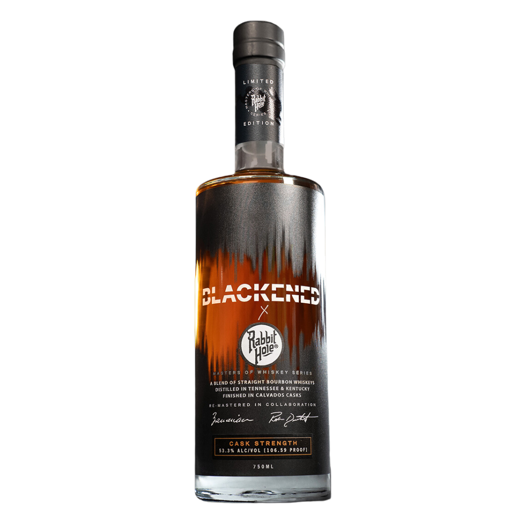 Blackened x Rabbit Hole Cask Strength Bourbon Whiskey 750ml - Whiskey - Dons Liquors & Wine ...