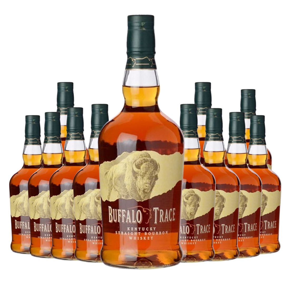 Buffalo Trace Bourbon Whiskey 750ml 12 Bottle Case - Whiskey -Dons ...