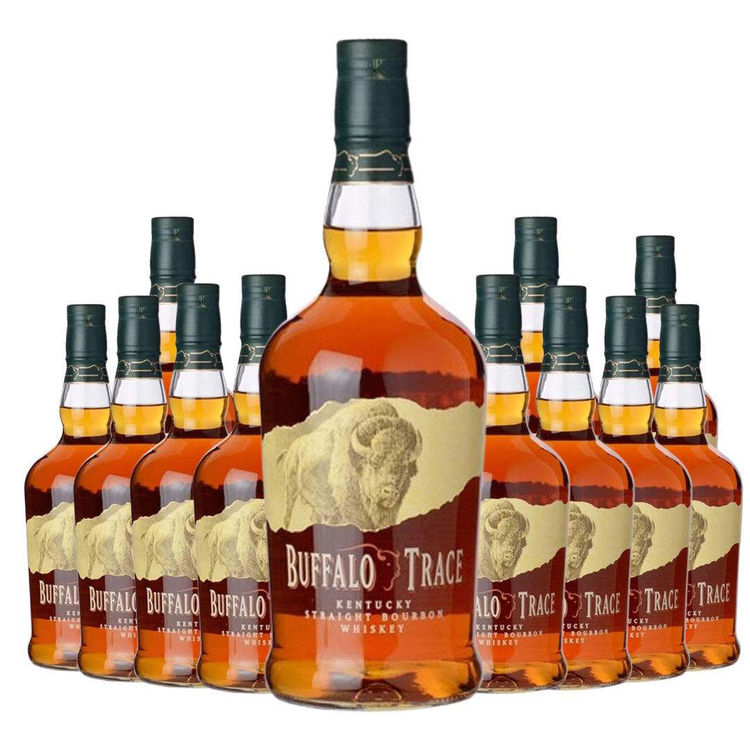 Buffalo Trace Bourbon Whiskey 750ml 12 Bottle Case - Whiskey -Dons ...