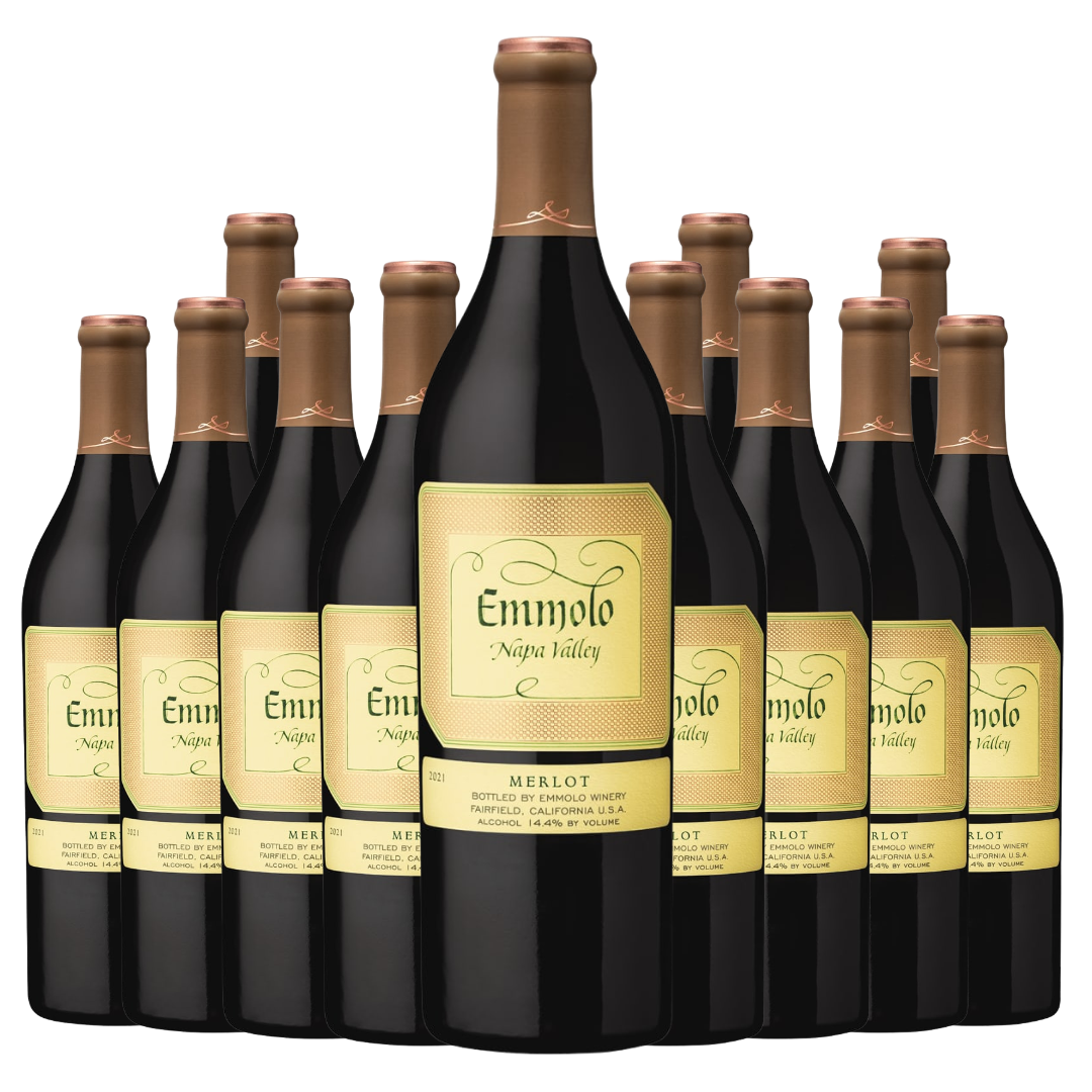 Emmolo Merlot Napa Valley 2022 12 Bottle Case - Red Wine - Dons Liquors ...