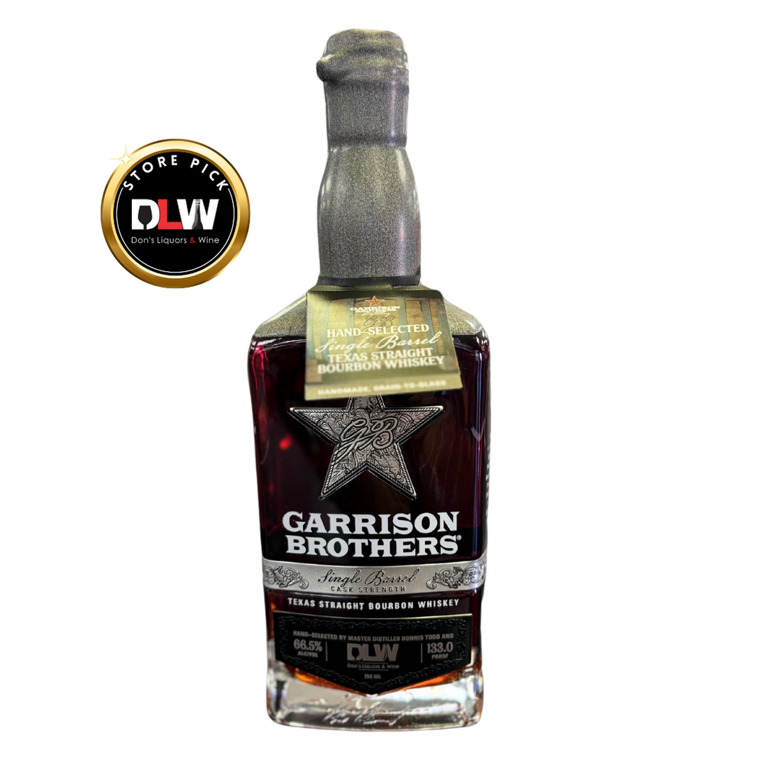 Garrison Brothers DLW Single Barrel Cask Strength Bourbon Whiskey 133 ...