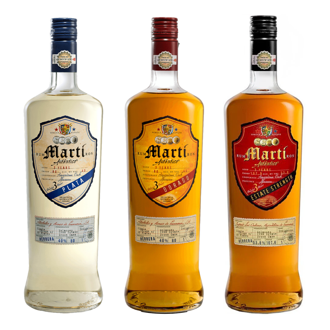 Marti Autentico Rum 750ml 3 Bottle Combo - Rum - Dons Liquors & Wine ...