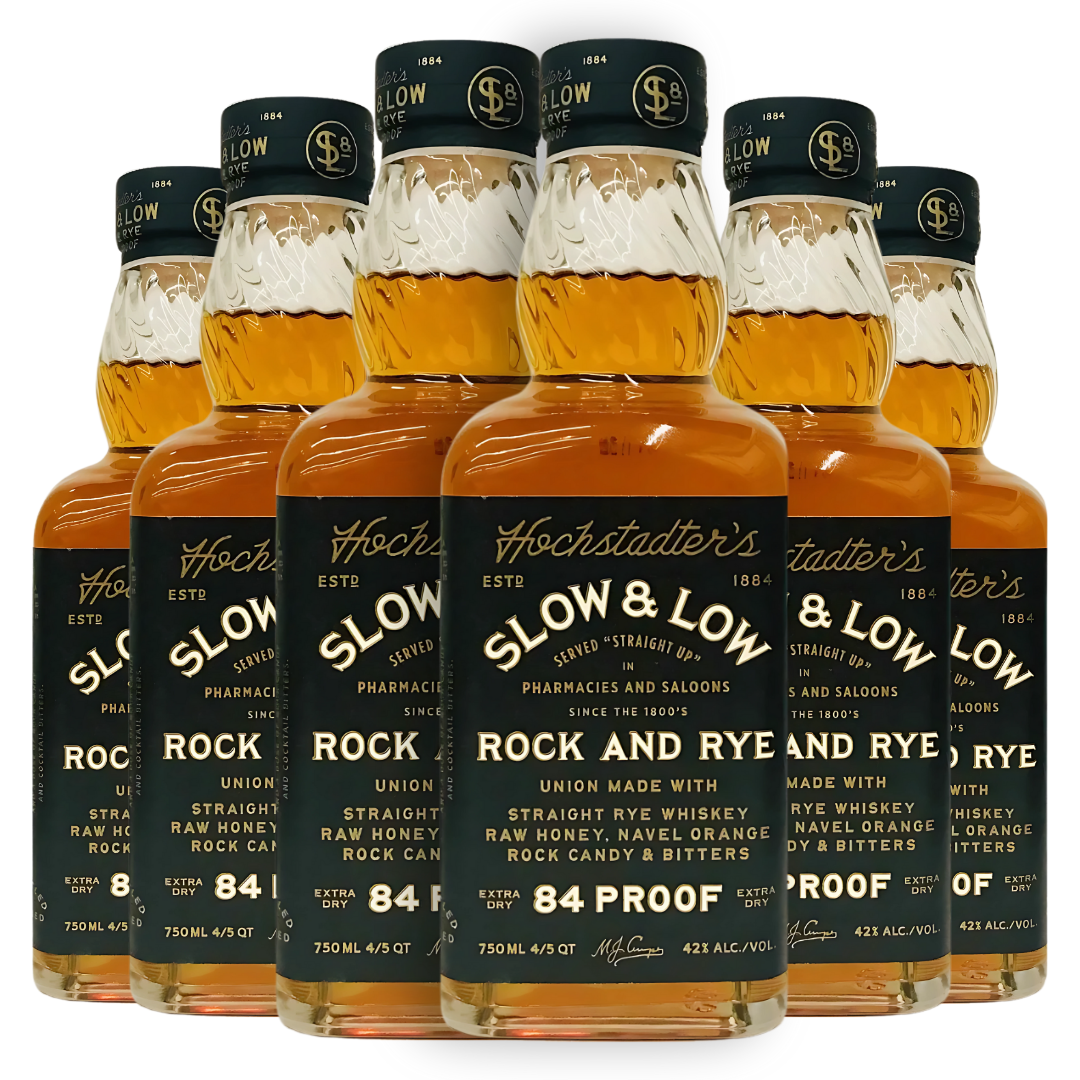 Slow & Low Rock & Rye 750ml 6 Bottle Case - Whiskey -Dons Liquors ...