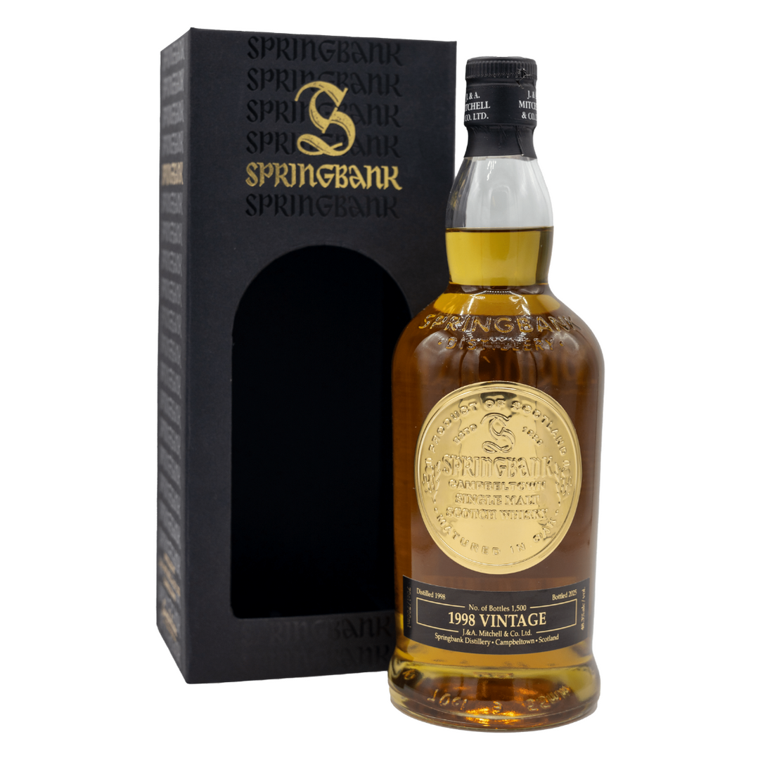 Springbank Vintage 1998 Single Malt Scotch Whisky 700ml - Whiskey ...