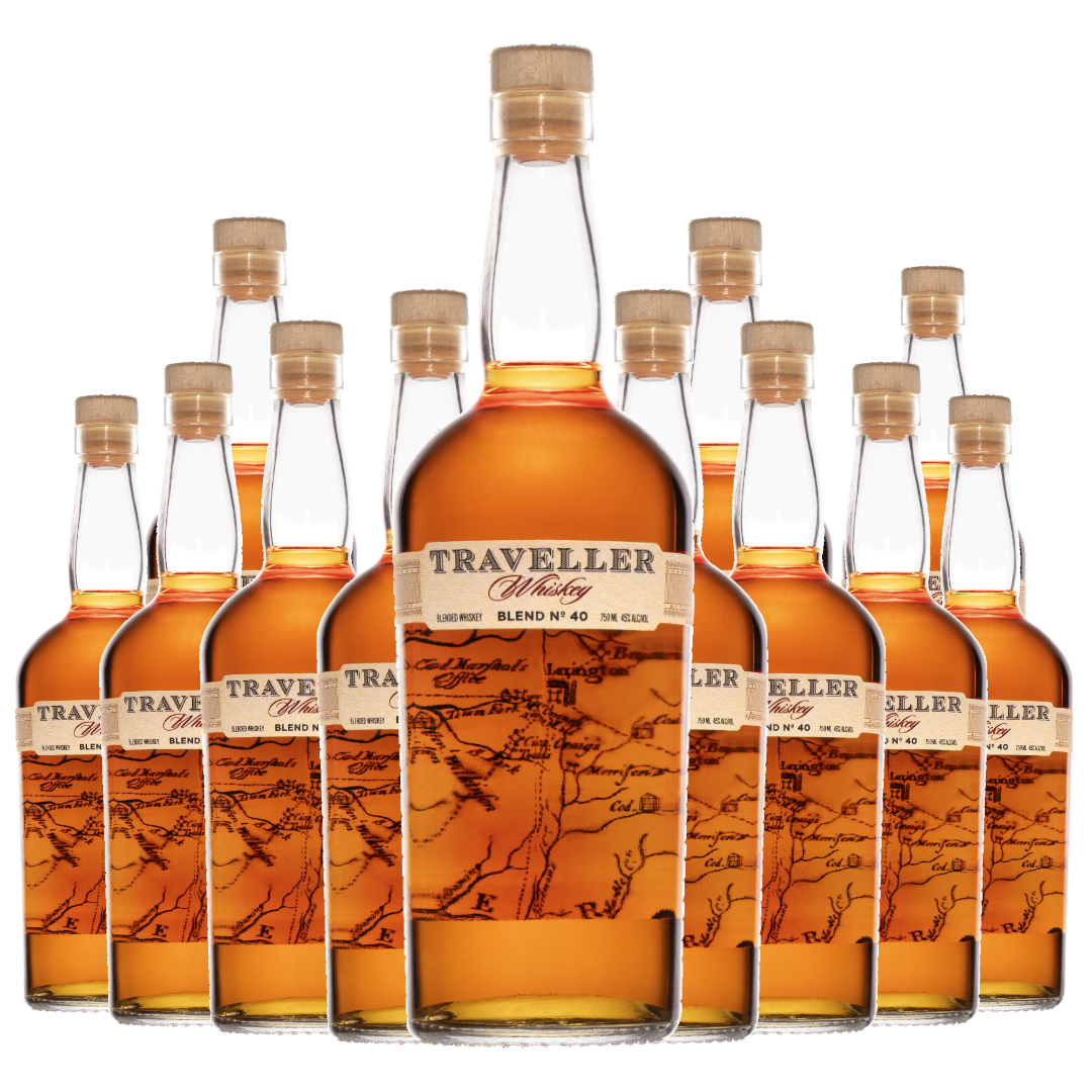 Traveller Whiskey Blend No. 40 by Buffalo Trace Distillery 12 Bottle ...