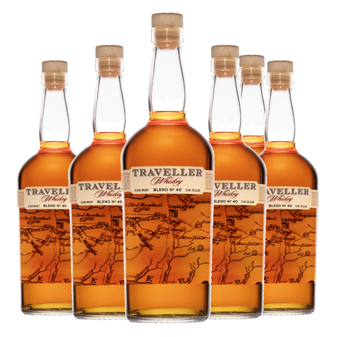 Traveller Whiskey Blend No. 40 by Buffalo Trace Distillery 6 Bottle ...