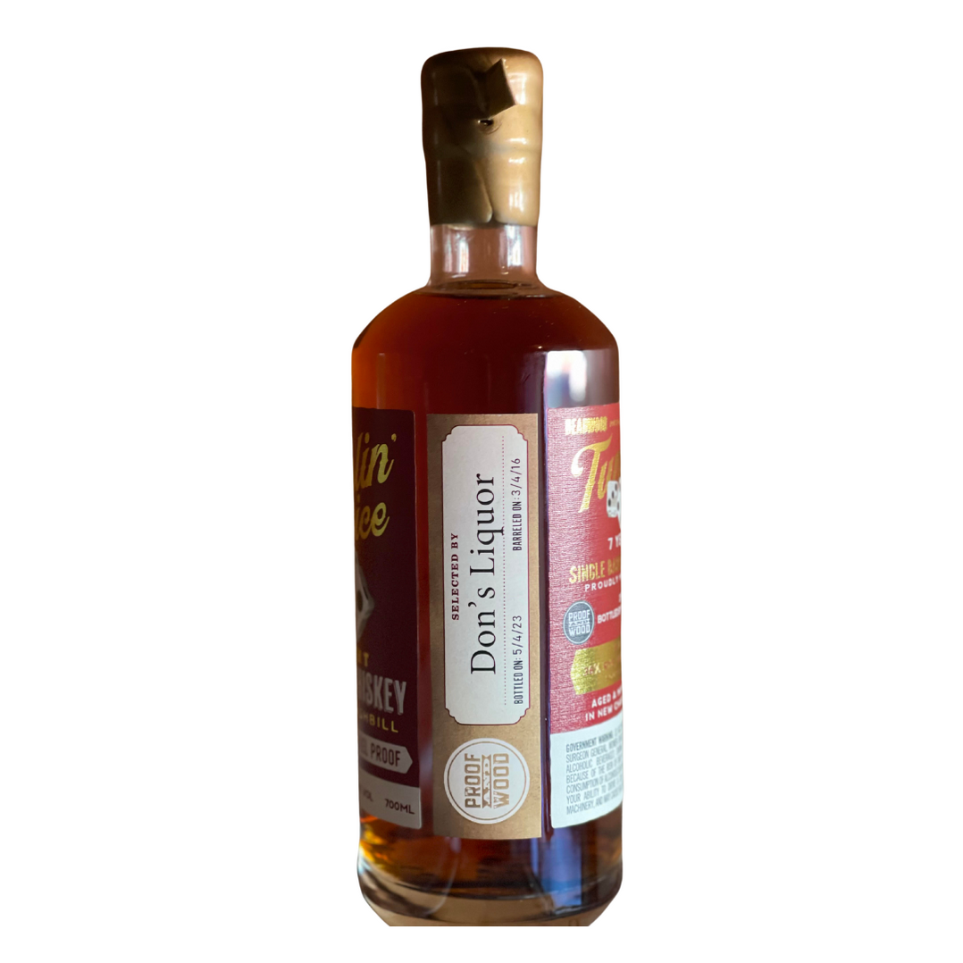 Tumblin Dice Straight DLW Single Barrel Bourbon Whiskey 700ml - Whiskey ...