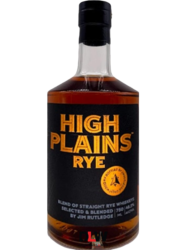 High Plains Rye by Jim Rutledge 750ml - Whiskey -Dons Liquors & Wine ...