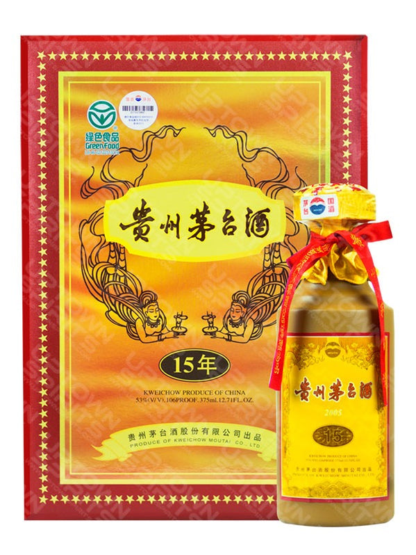 Kweichow Moutai 15 Year Baijiu 375ml - Baijiu - Dons Liquors & Wine — Don's Liquors & Wine